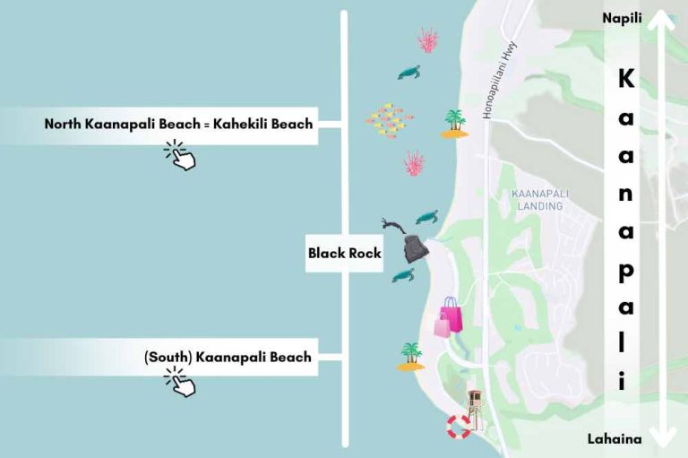 Kaanapali Beach hotels & resorts (+ map) | Places to Stay in Maui